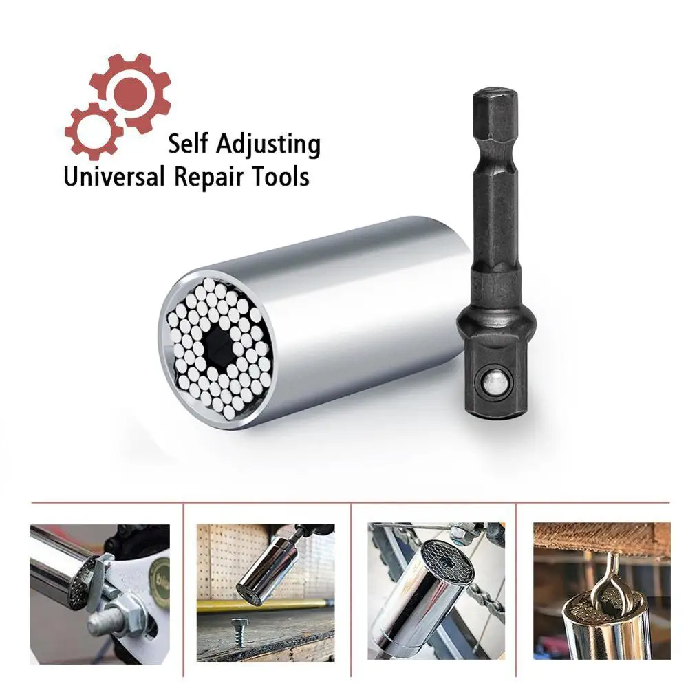 Universal Torque Wrench 7-19mm Socket Head Multifunctional Universal ...