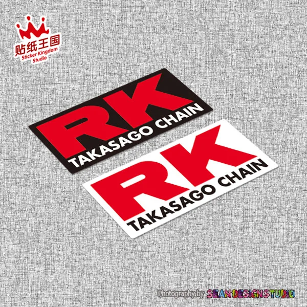 For RK TAKASAGO CHAIN Motorcycle Motocross Motor bike Decal Waterproof ...