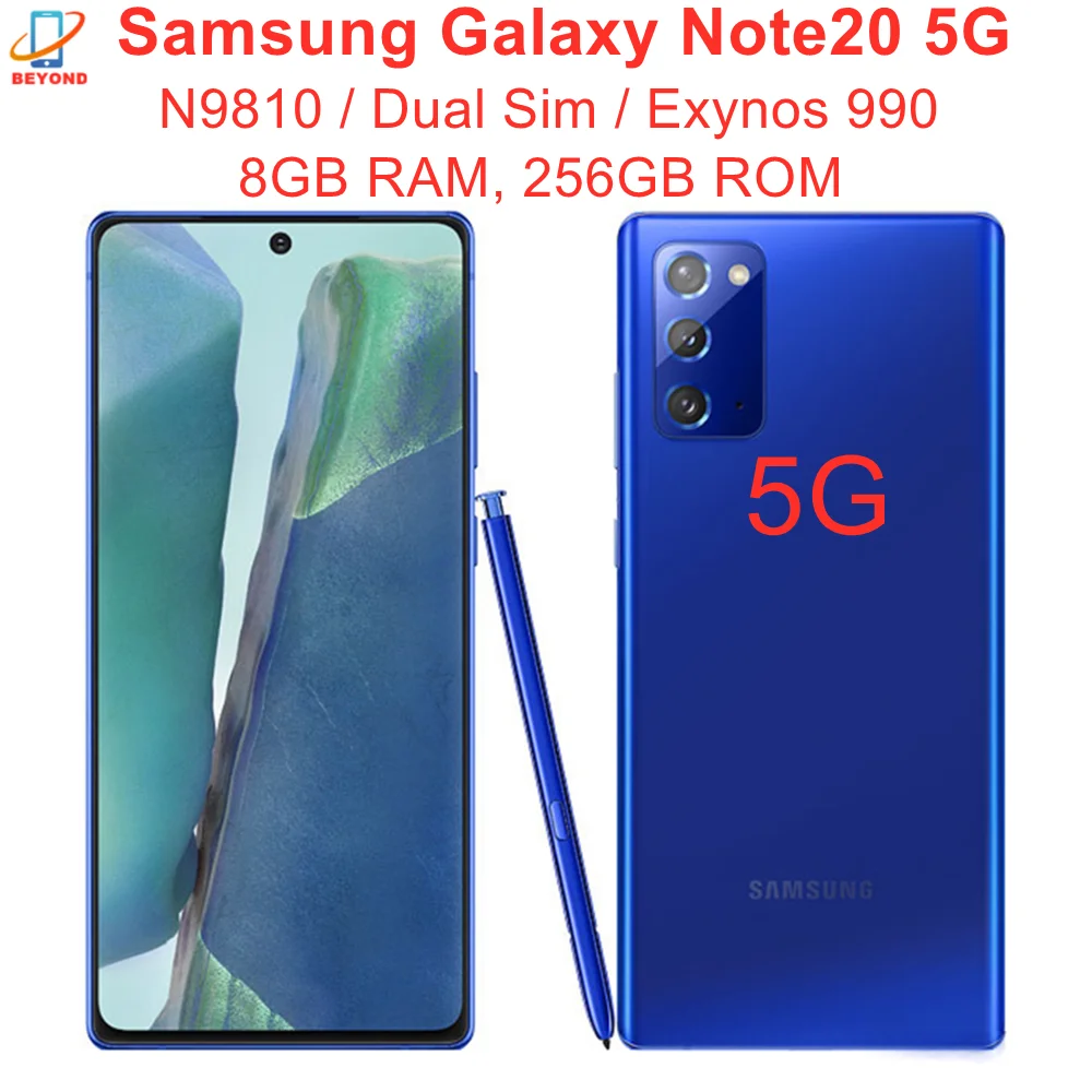 Samsung Galaxy Note20 5g N9810 Dual Sim 6.7" 8gb Ram 256gb Rom ...