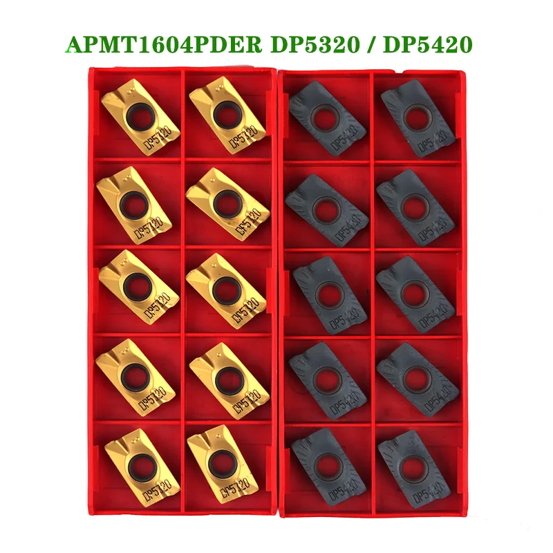 APMT1135 APMT1604 PDER DP5320 DP5420 Original Carbide Milling Inserts ...