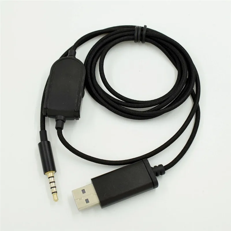 Substituição de cabo de áudio usb para logitech, fones astro a10 a40 ...