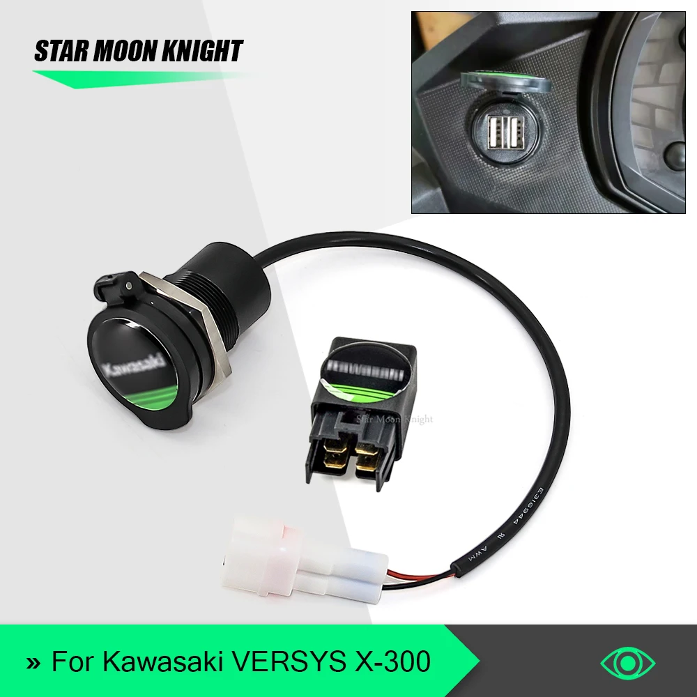 Motorcycle-Dual-USB-Port-Charging-Adapter-Car-Charger-Dual-Port-Socket ...