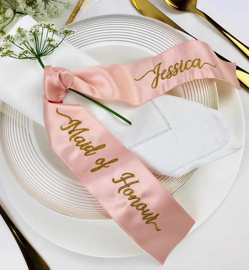 Ribbon With Names Wedding