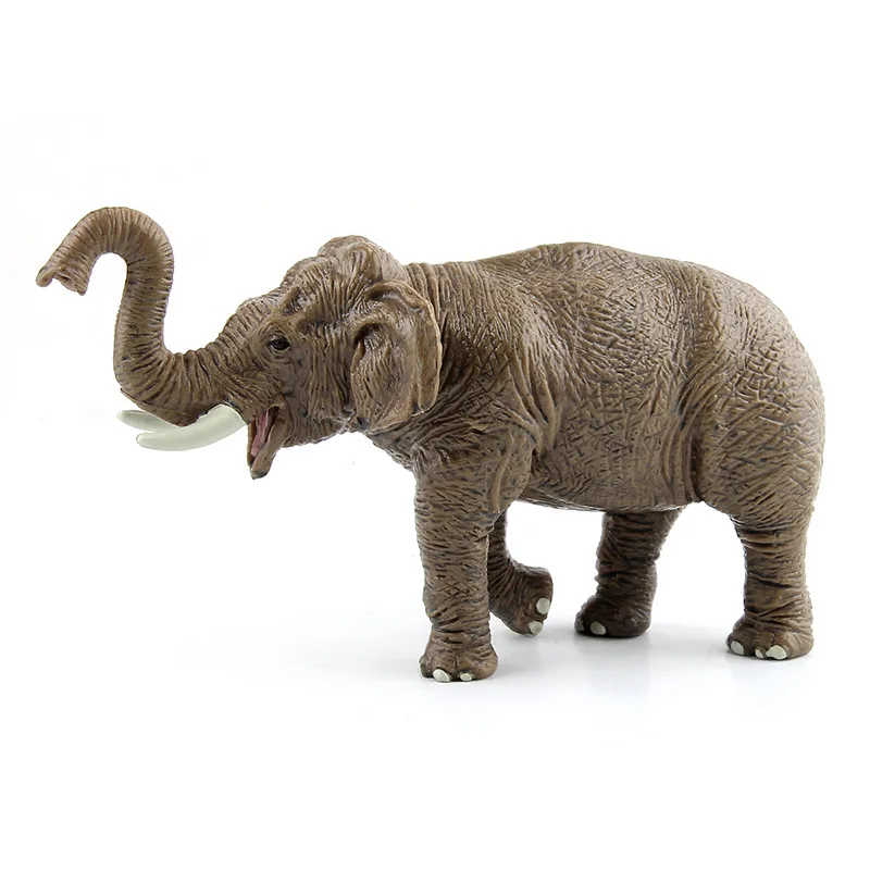Simulation-Wild-Animal-Solid-Elephant-PVC-Model-Action-Figures ...
