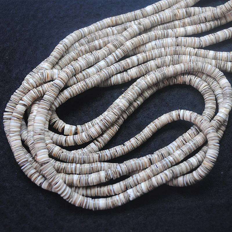 22" Inches Length Nature Shell Chips Shell Disc Diameter Size 5mm For ...