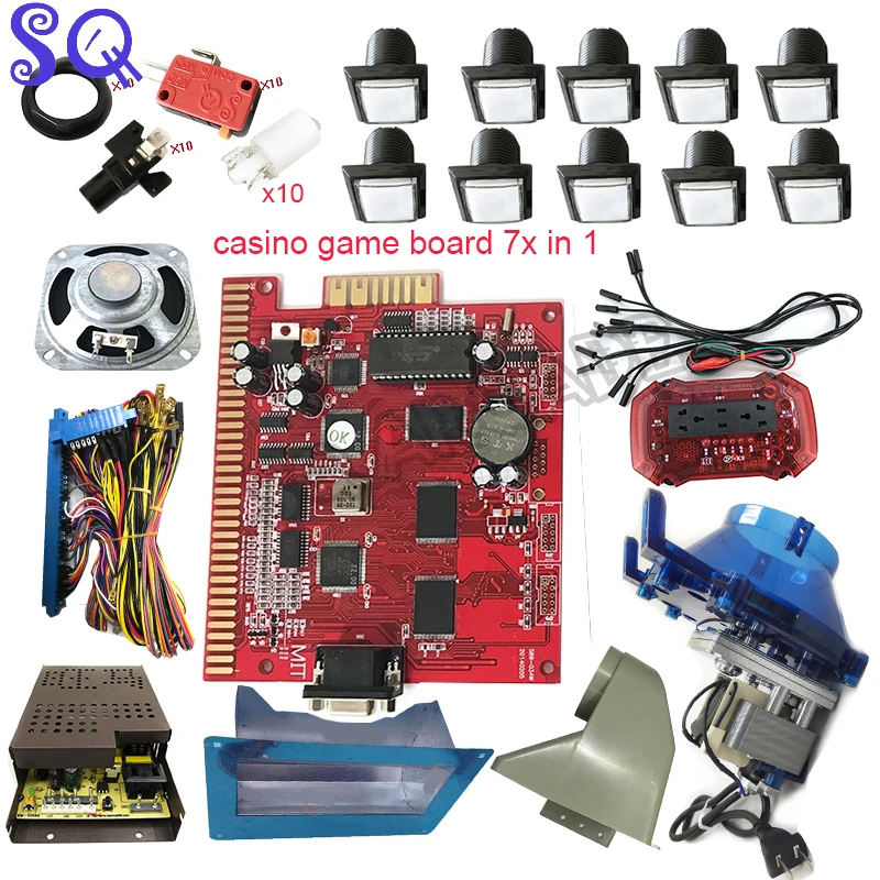 Casino Multi Game Board 7X in 1Jamma Kit for Gambling Machine Slot PCB ...