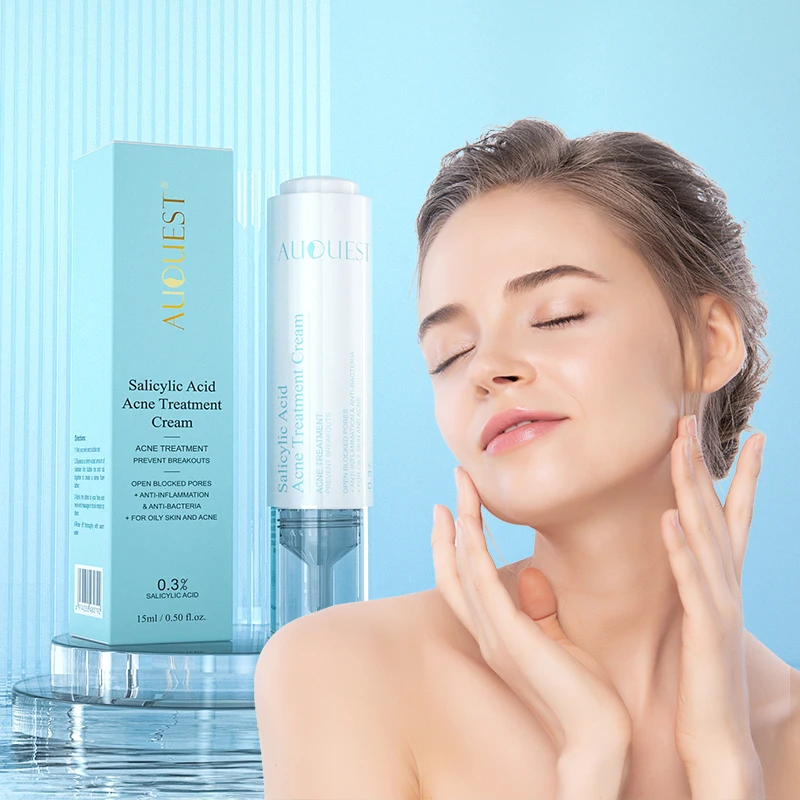 Auquest Acne Treatment Face Cream Salicylic Acid Oil Contro Whitening