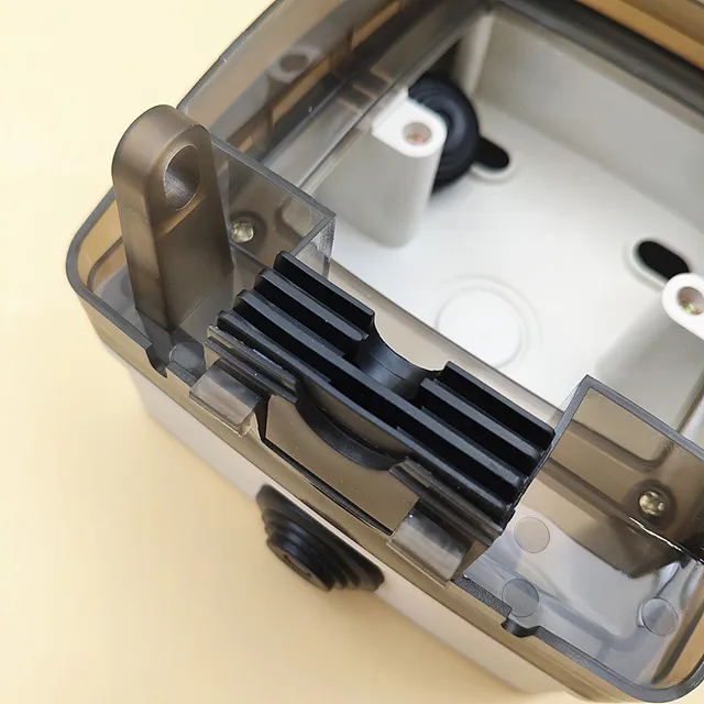 IP66 Weatherproof Waterproof Outdoor BOX Wall Socket 16A EU Outlet With ...