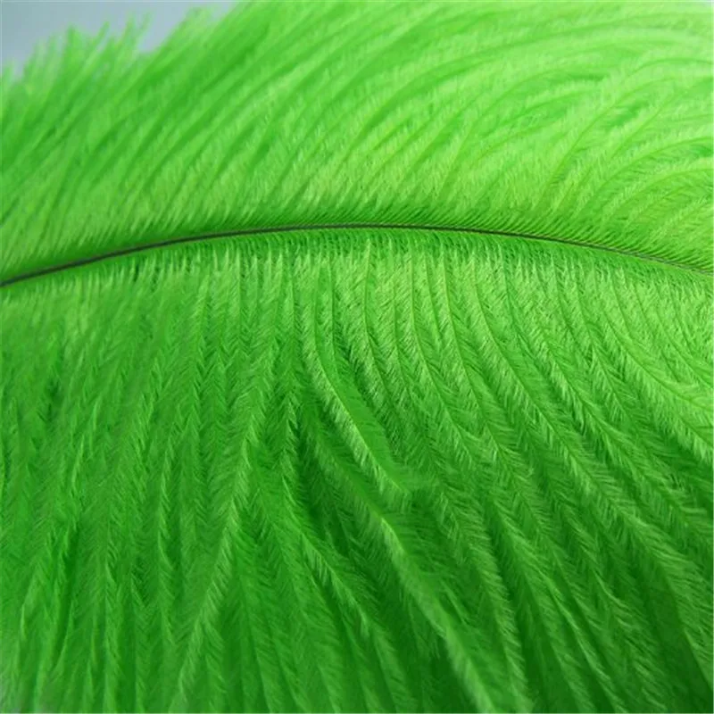 Wholesale Green Ostrich Feathers 15-75CM 6-30 Inch DIY Carnival Decor ...