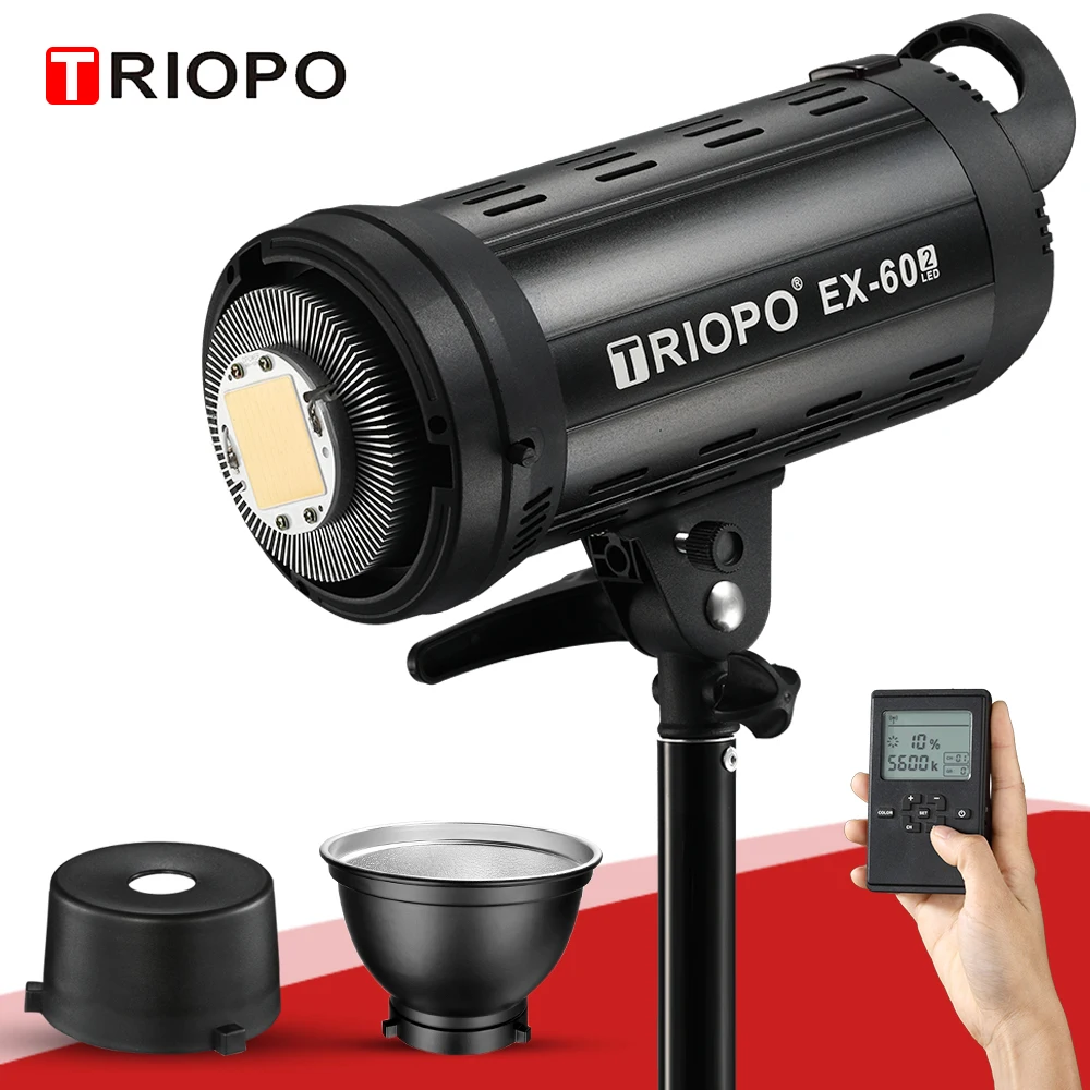 Triopo Led Video Light Ex-60w 5600k White Version Video Light ...