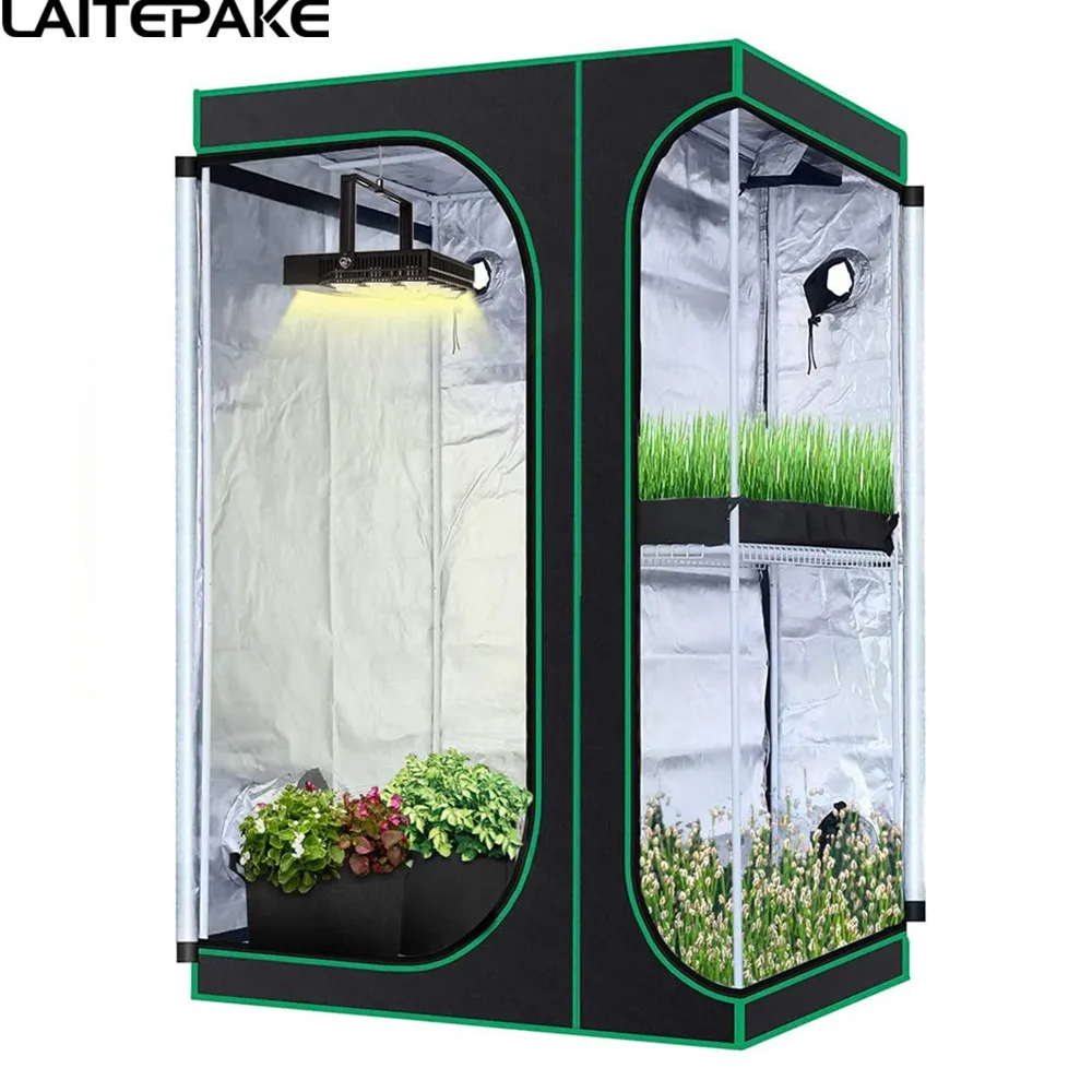 LED Grow Kit Grow Tent Double Layer Two In One Grow Box For Led Grow ...