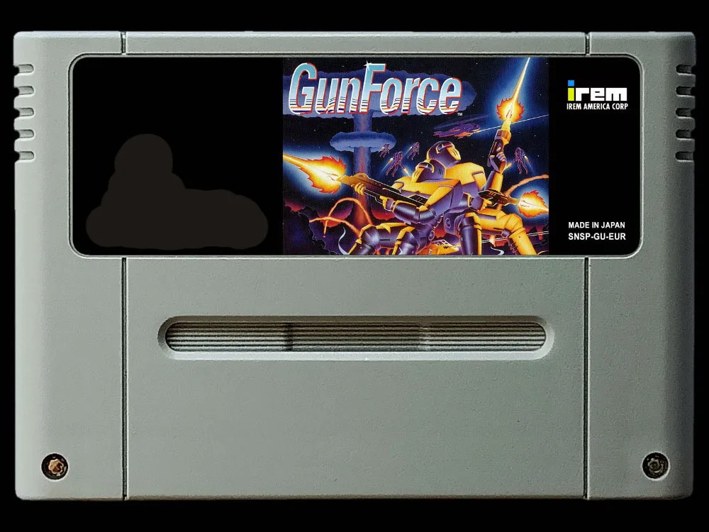 16bit Games ** Gunforce - Battle Fire Engulfed Terror Island ( Pal ...