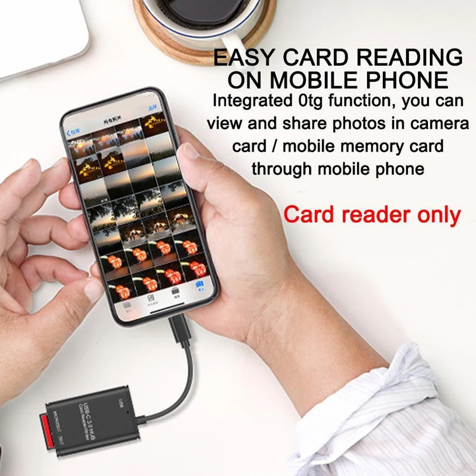 Generic Type C Card Reader OTG Micro SD Smart Card Reader USB 3.0 HUB ...