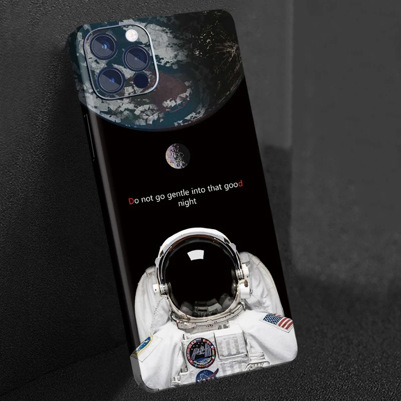 Цветная матовая пленка с изображением астронавта для iPhone 13 Pro Max ...