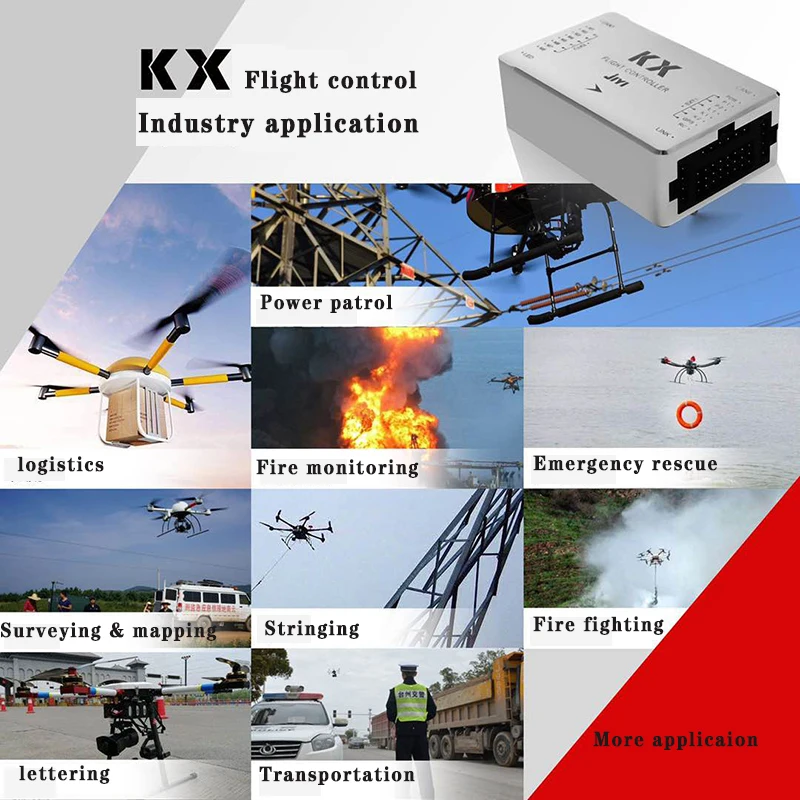 JIYI KX Flight control RTK Cloud background Obstacle avoidance radar ...