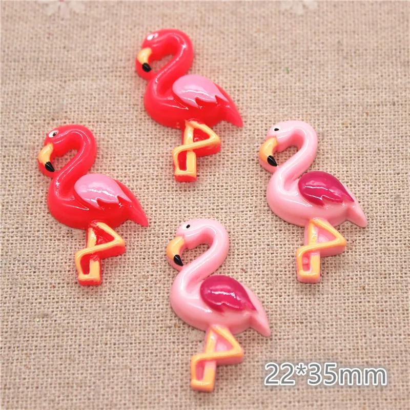 Flamingo Resin Decoration Ins | Miniature Figurines Flamingo - 10pcs ...