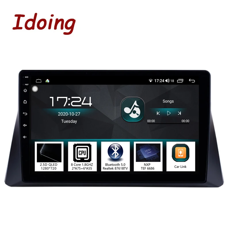 Idoing 10.2"Car Android Radio Multimedia Player For Honda Accord ...
