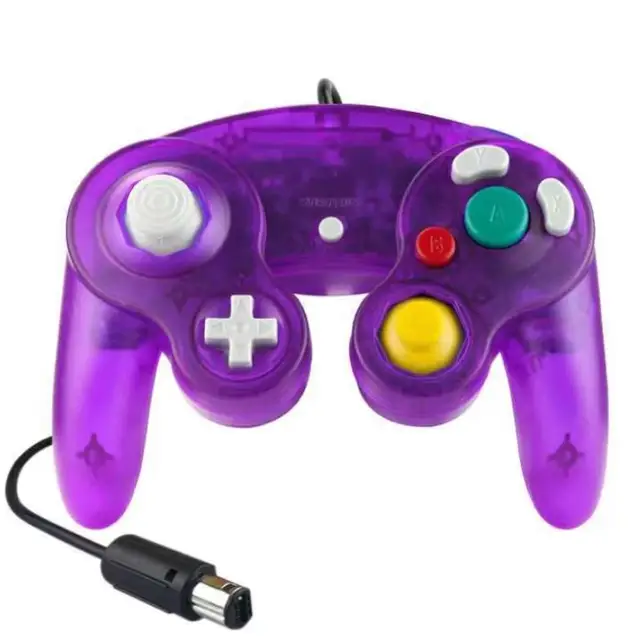 4 Gamecube Controllers - 4 Colors Bundle (NEW), Red Green Purple Pink ...