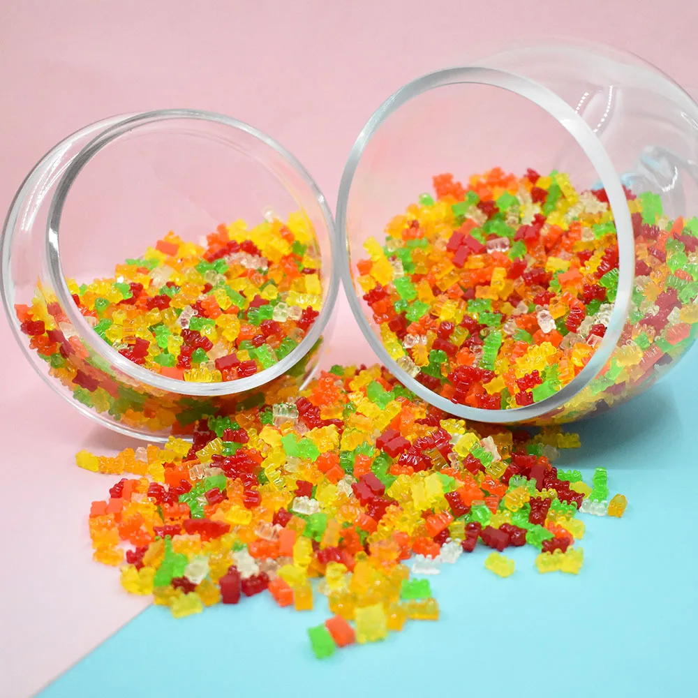 10-20-30-Pcs-Mini-Resin-Bear-Candy-1-12-Doll-House-Flat-Back-Charm ...