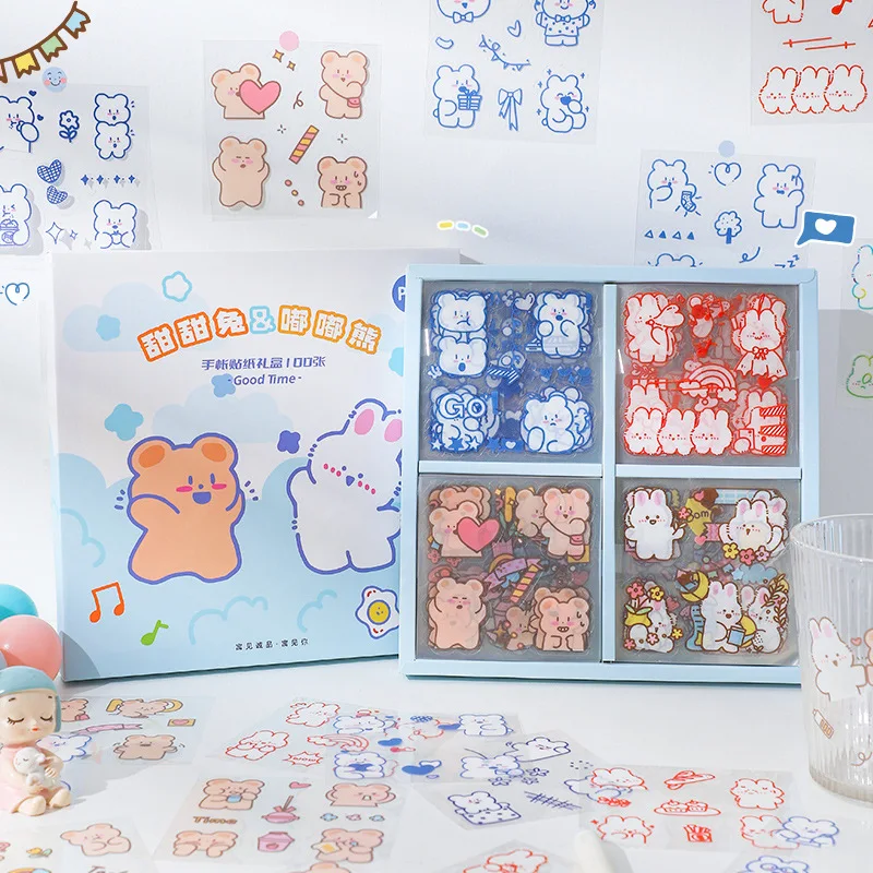 and stationery! cute and kawaii bear stickers for planner Pumpkin Mazy ...