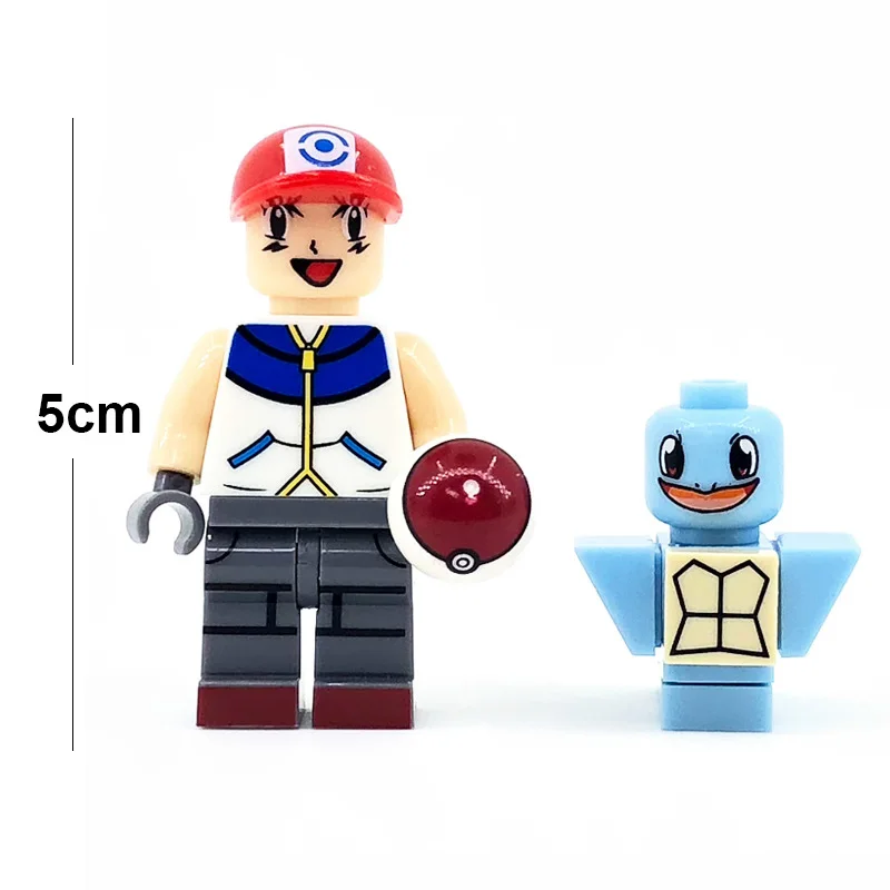 16pcs Detective Pikachu Charmander Bulbasaur Squirtle Mini Figure ...