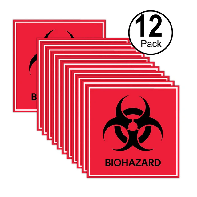 Biohazard Symbol Red