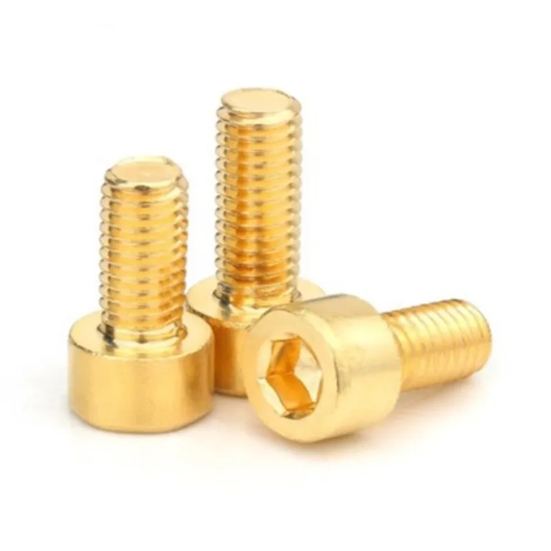 VIS,M2.5 20PCS-16mm--Vis À Tête Hexagonale En Laiton Pur, Vis M2 M2.5 ...