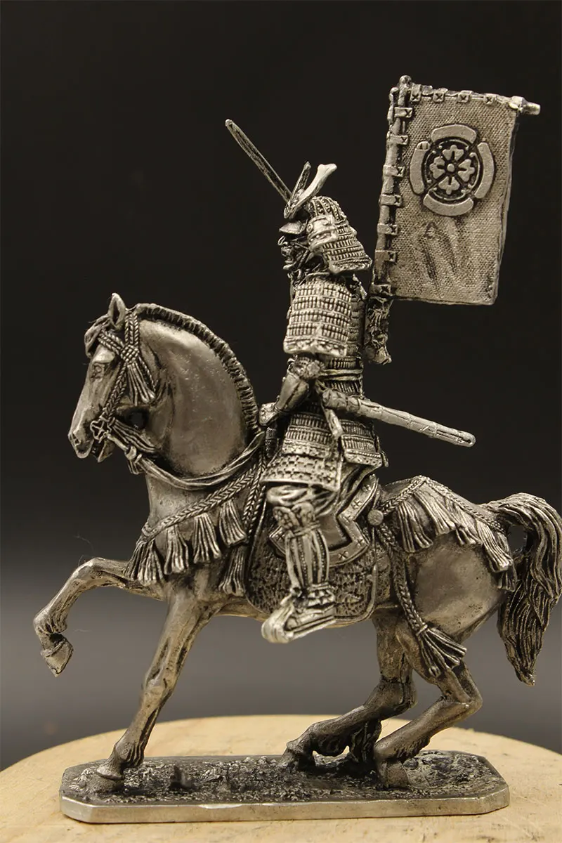 Ancient Japanese Samurai On Horse