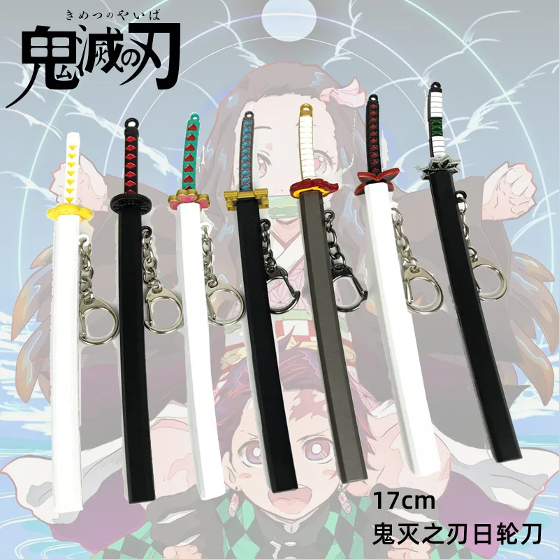 Mini-Anime-Demon-Slayer-Sword-Keychain-Cosplay-Katana-Nezuko-Zenitsu ...