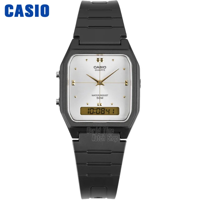 Casio watch gold watch men top brand luxury Dual display Waterproof ...