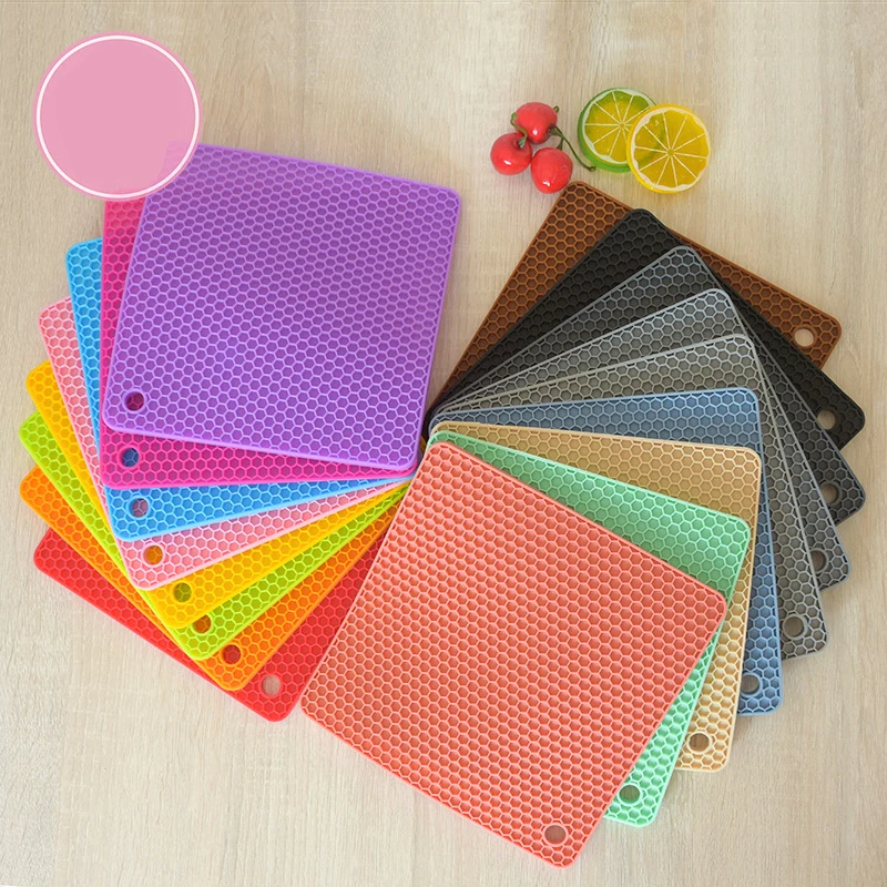 Silicone Trivet Mat Square | Placemats Tables Silicone | Silicone ...
