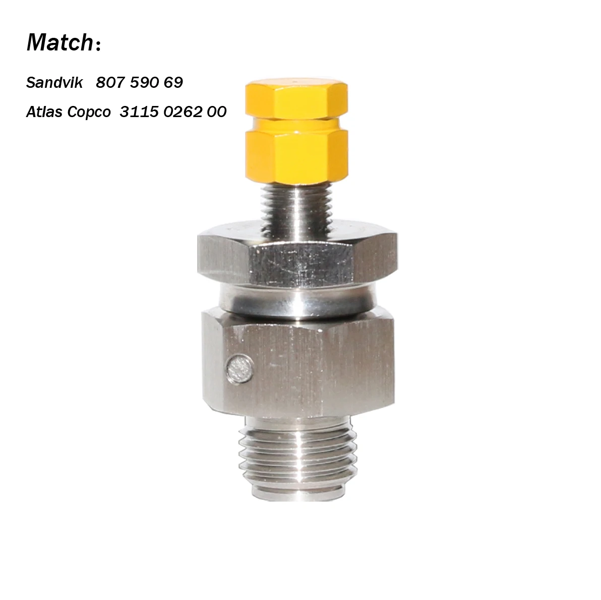 XZT 0181 Accumulator High Pressure Gas Charging Valve for Sandvik ...