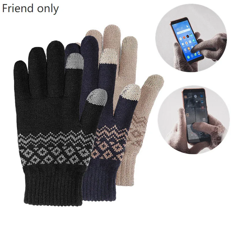 Youpin Winter Fo Full Finger Touch Screen Gloves Fo Women Men Winter Warm Velvet Gloves For ...