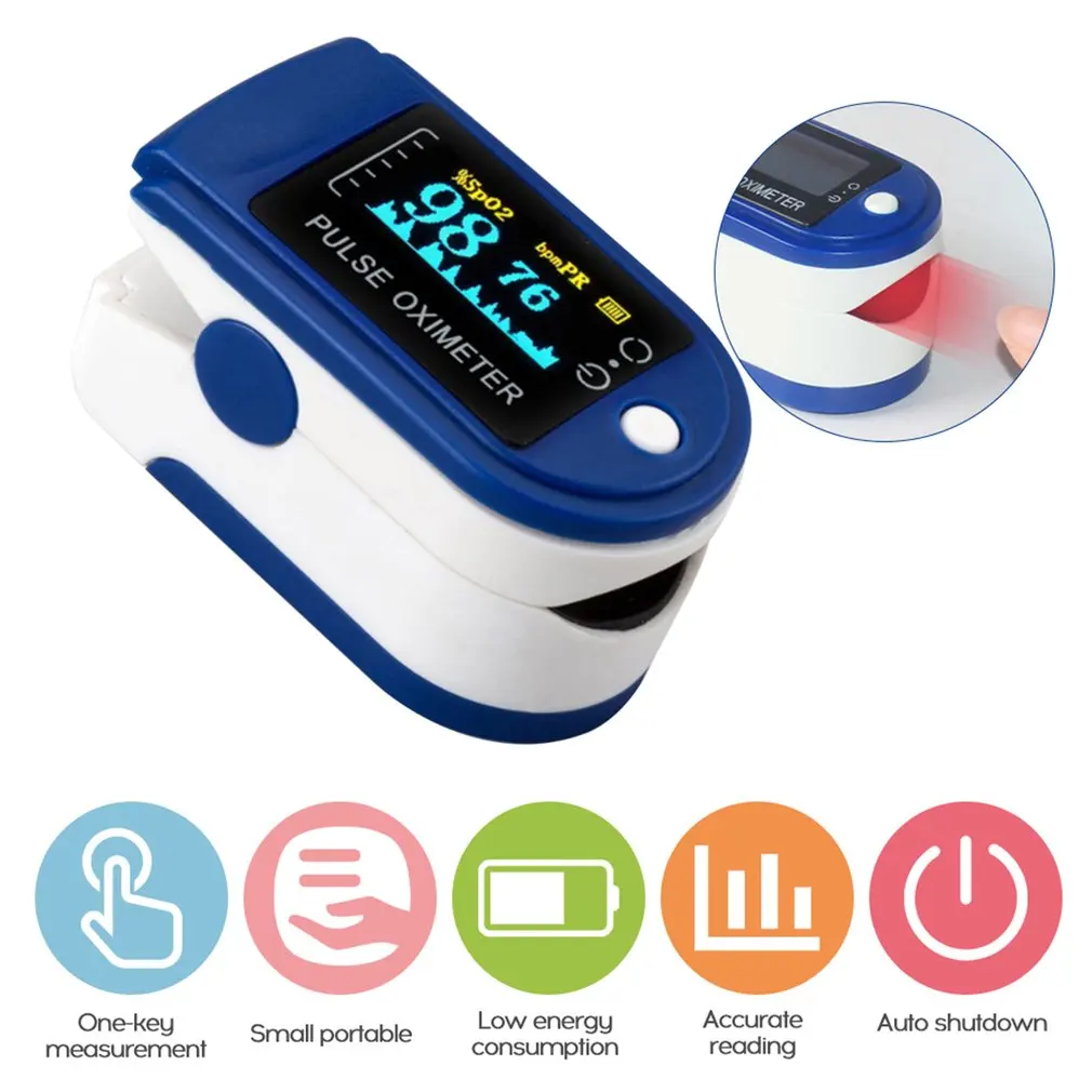 Oximeter-LED-Display-Modes-Professional-Finger-Oximeter-Portable-Pulse ...
