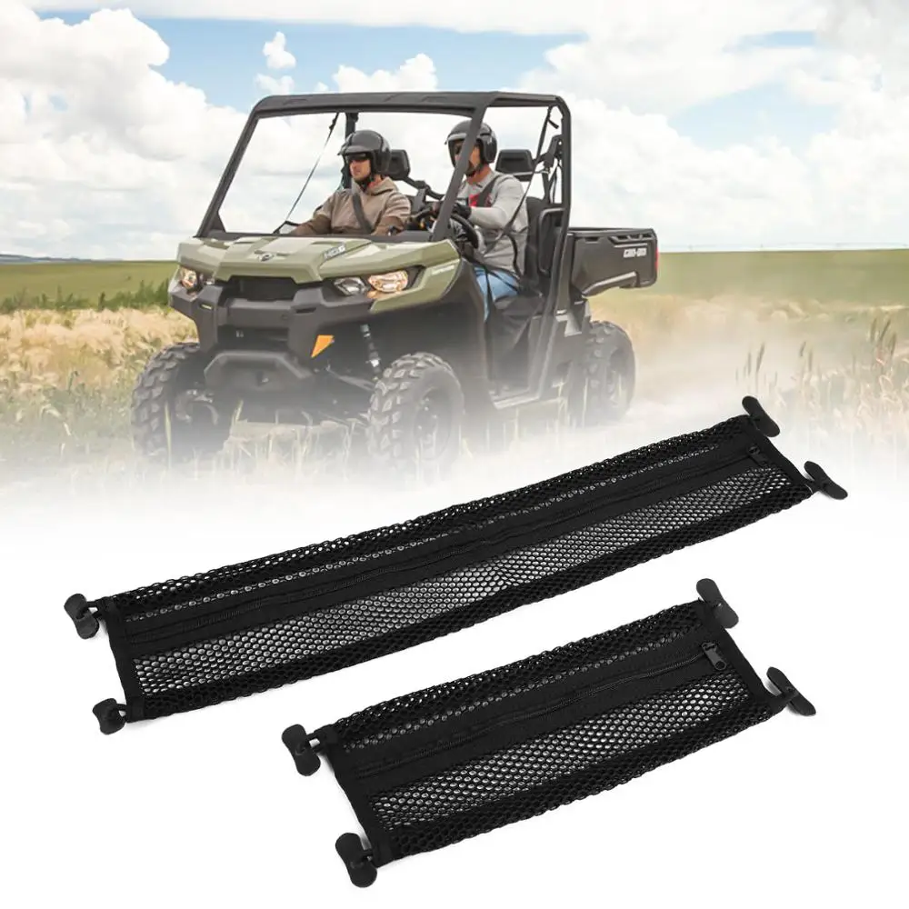 KEMIMOTO Dashboard Dash Storage Basket And Nets UTV for Can Am Defender ...