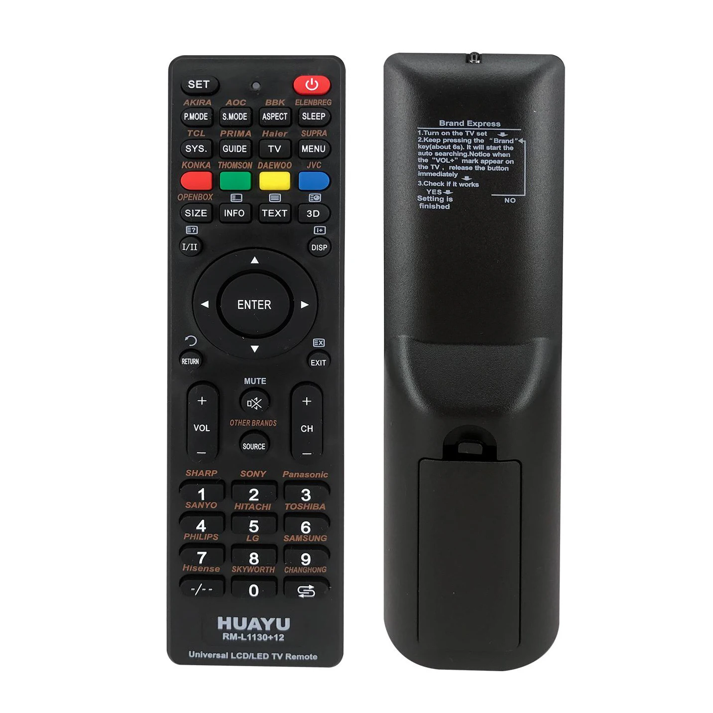 Universal TV Remote Control Replacement for ORIENT PROTON POLYTRON ...