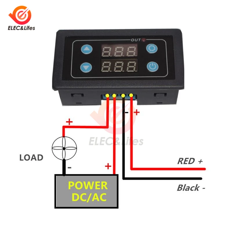 LED-Display-Time-Delay-relay-module-Electronic-Digital-timer-Relay-DC ...