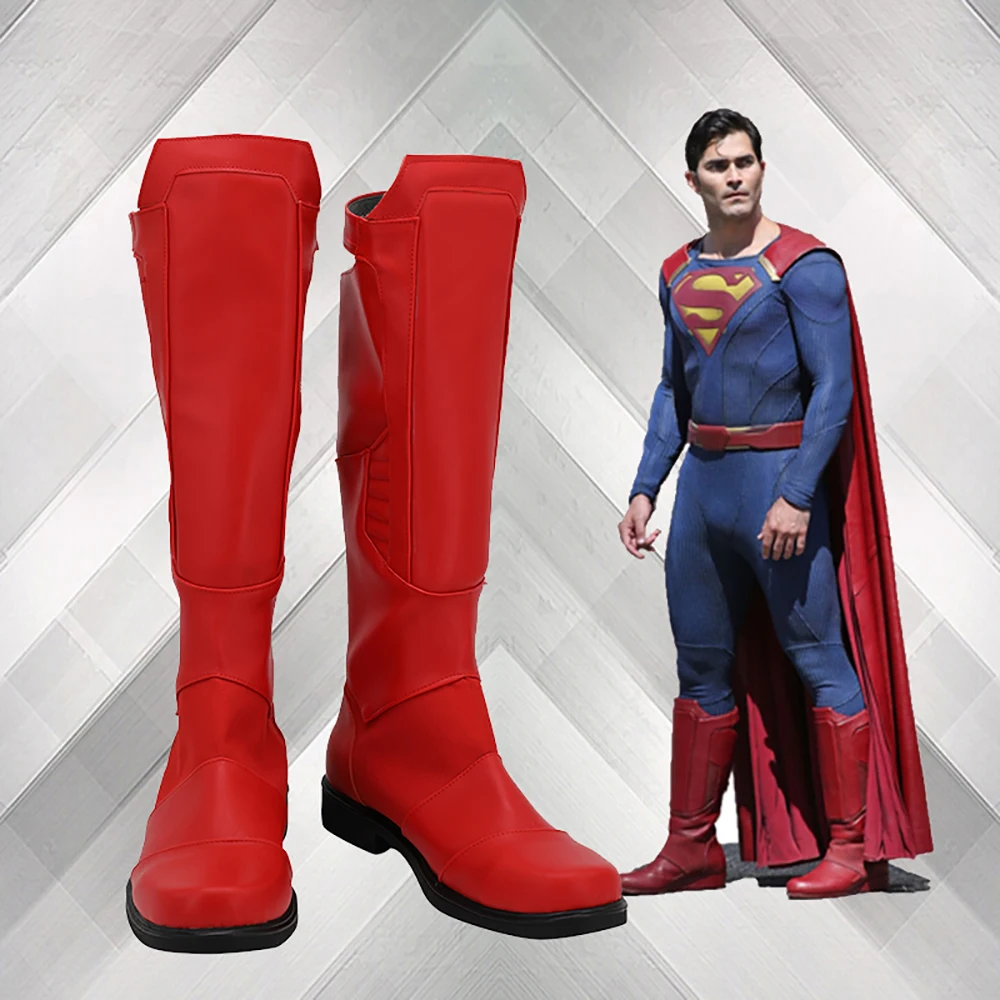 Superman Clark Kent Cosplay Boots - AllCosplay.com