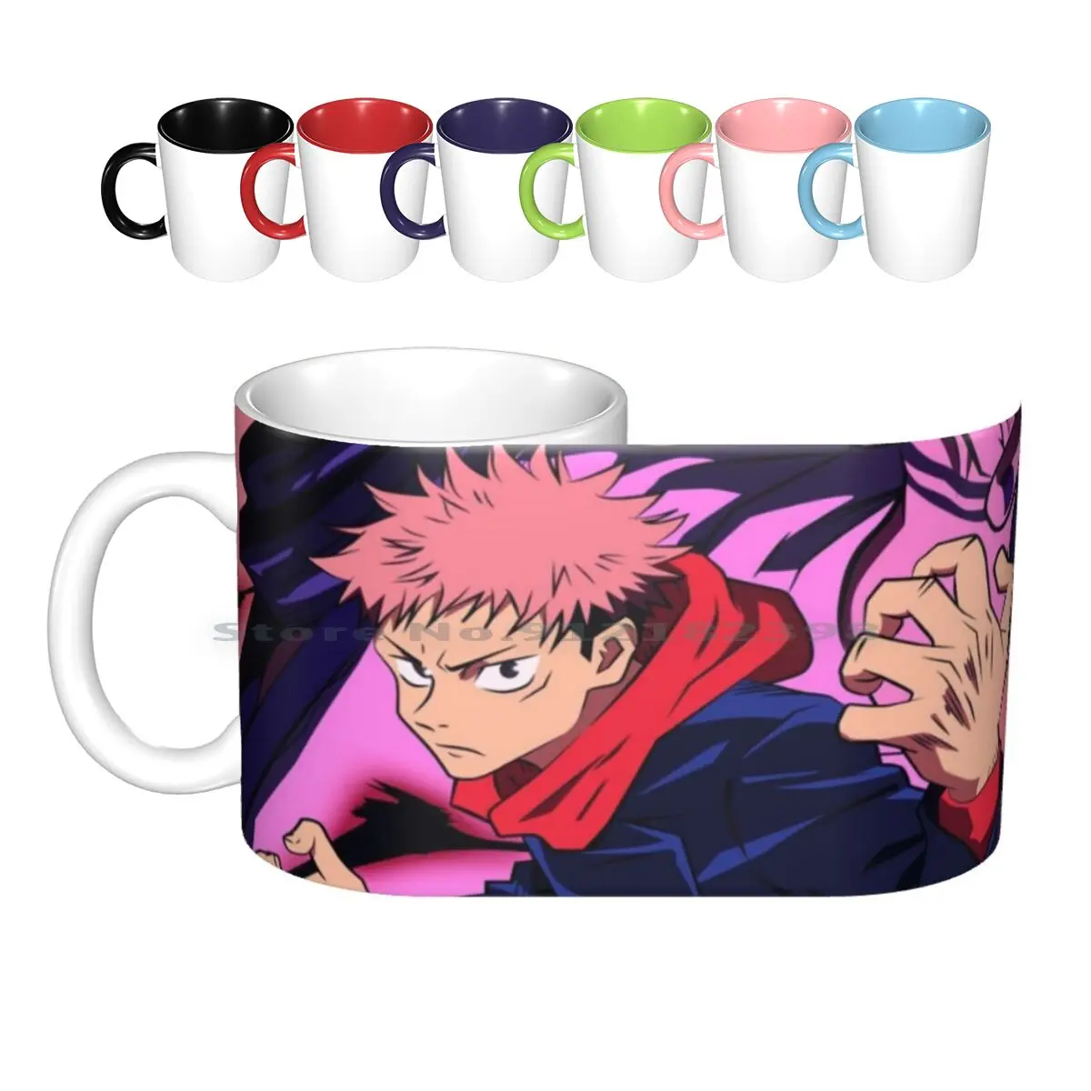 Yuji-Itadori-Ceramic-Mugs-Coffee-Cups-Milk-Tea-Mug-Jujutsu-Kaisen ...