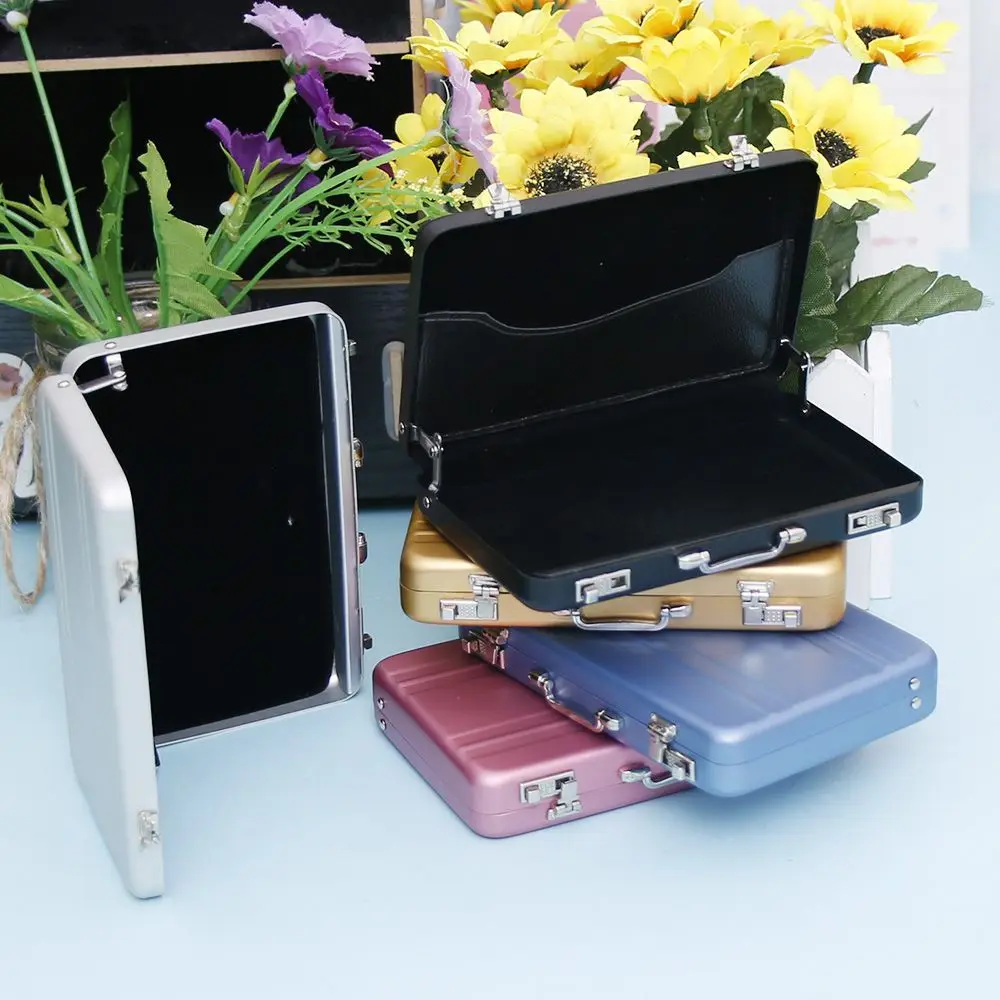 New Creative Metal Mini Suitcase Credit Card Holder Fashion Waterproof ...
