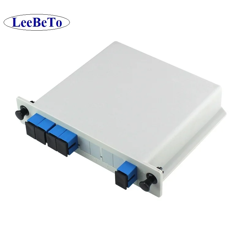 2pcs-lot-Fiber-Splitter-SC-UPC-APC-1X4-Fiber-Optic-FTTH-Cassette-Box ...