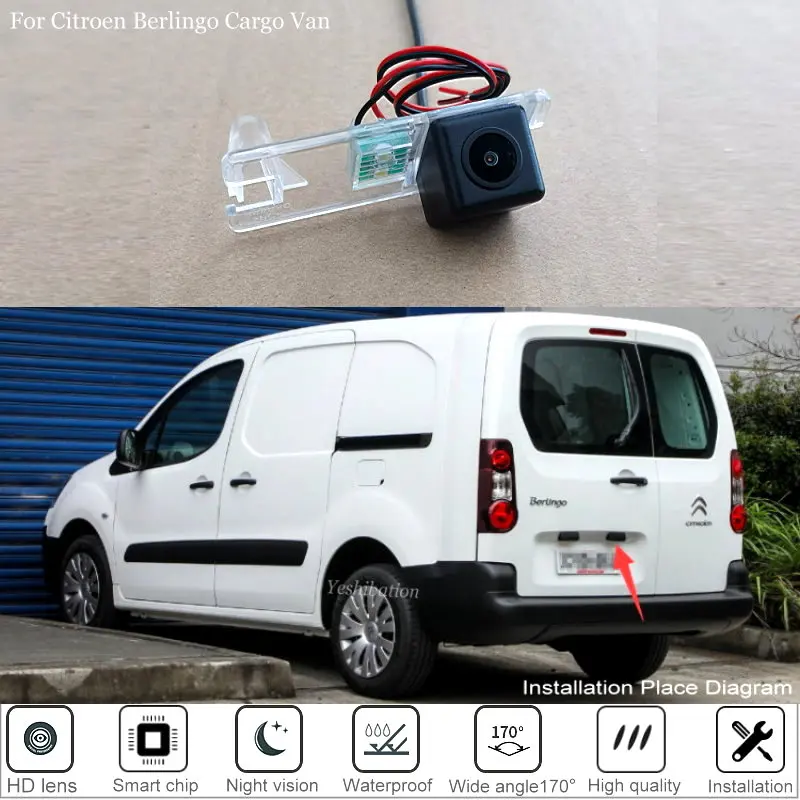 Car Rear View Backup Camera For Citroen Berlingo Cargo Van 2010 2011 ...