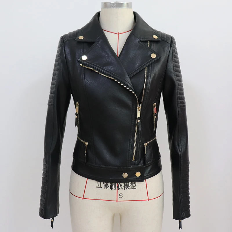 High Quality Nice Newest Designer Jacket Rider Biker Women Synthetic ...