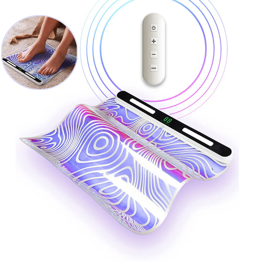 EMS Foot Massager Pad Remote Control Wireless Blood Circulation ...