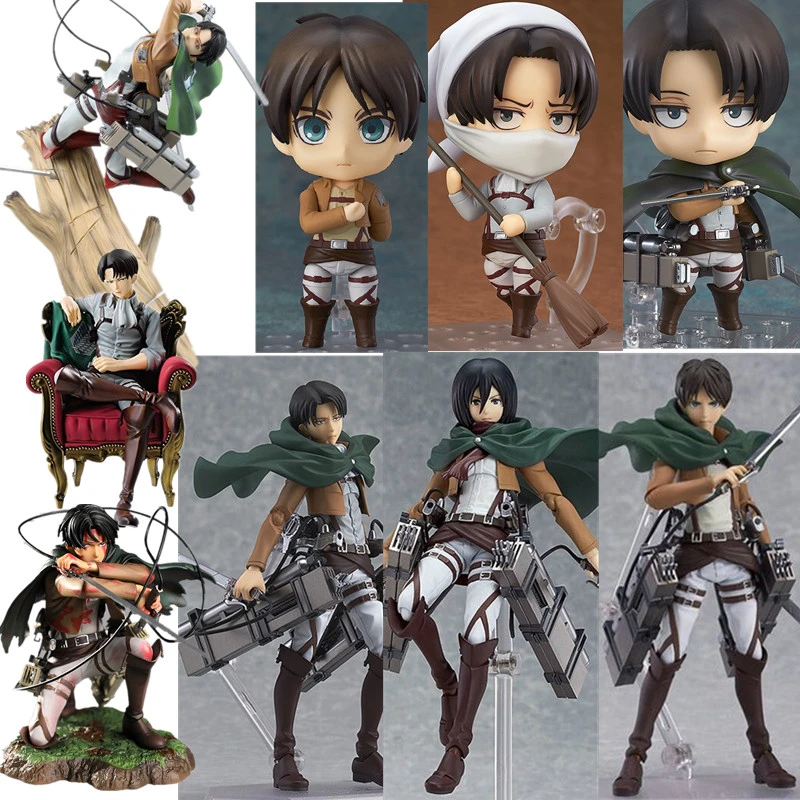 Attack On Titan Levi Cleaning Figure