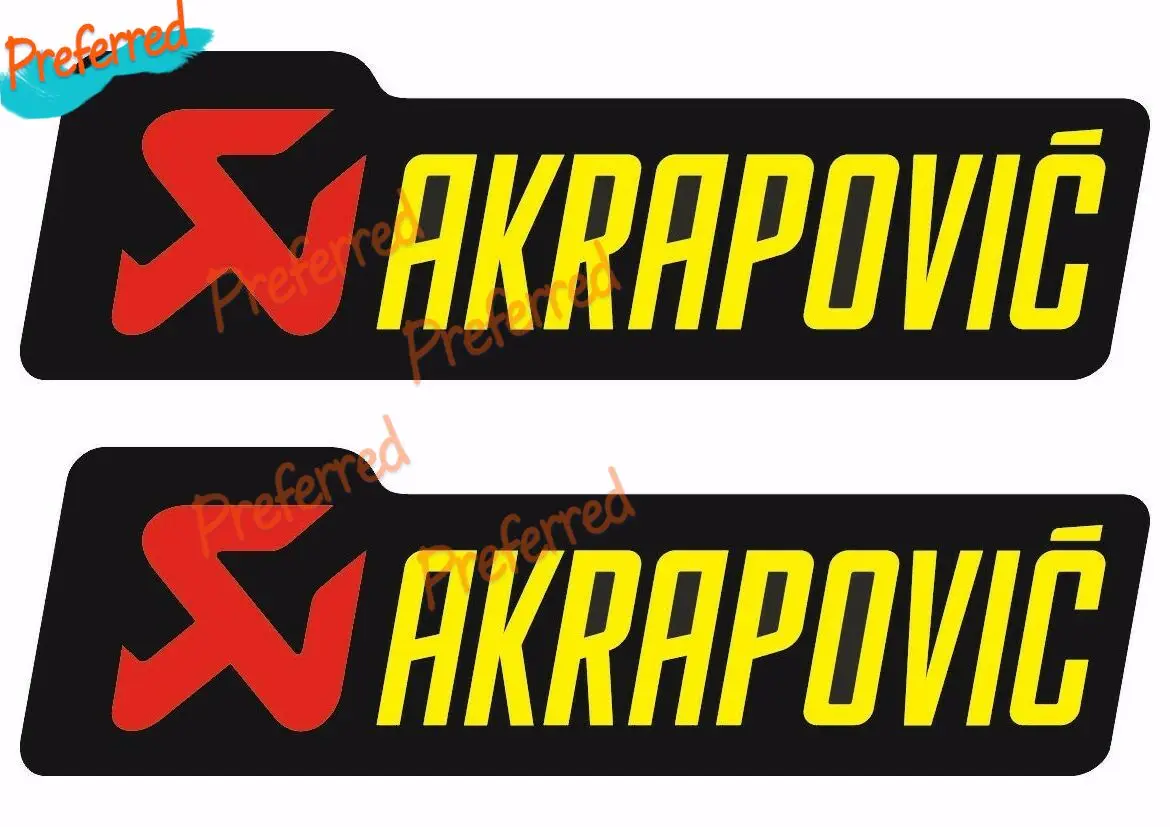 Akrapovic Decals Stickers Exhaust Graphics Set Paper Bumper Stickers ...