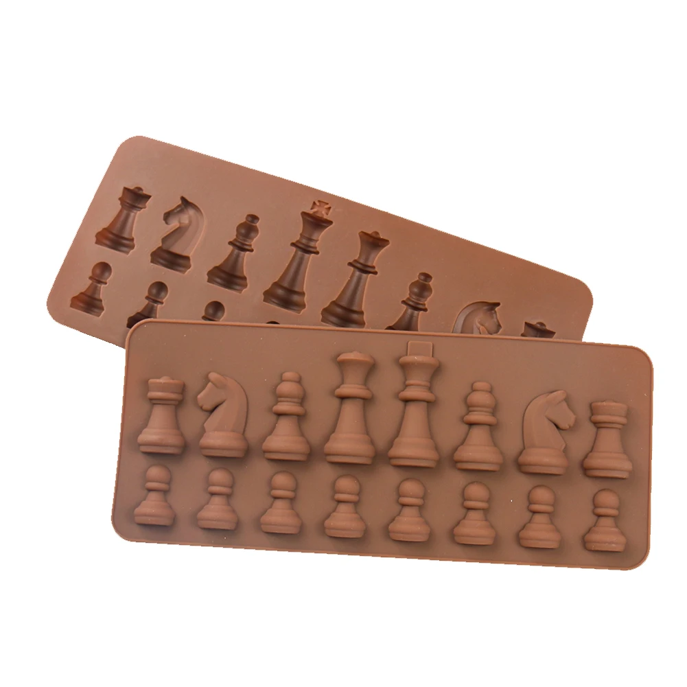 DIY Cake Mold Chess Shaped Chocolate Molds Ice Cube Mould Baking Mould ...