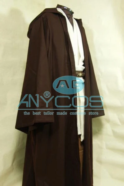 Disfraz-de-Cosplay-Obi-Wan-para-hombres-adultos-T-nica-capa-disfraces ...