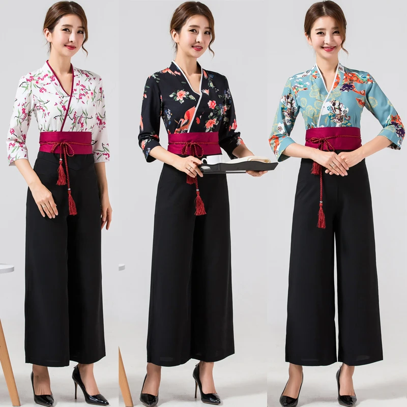 European and American style Spa Uniform Clothing women beauty uniforms ...