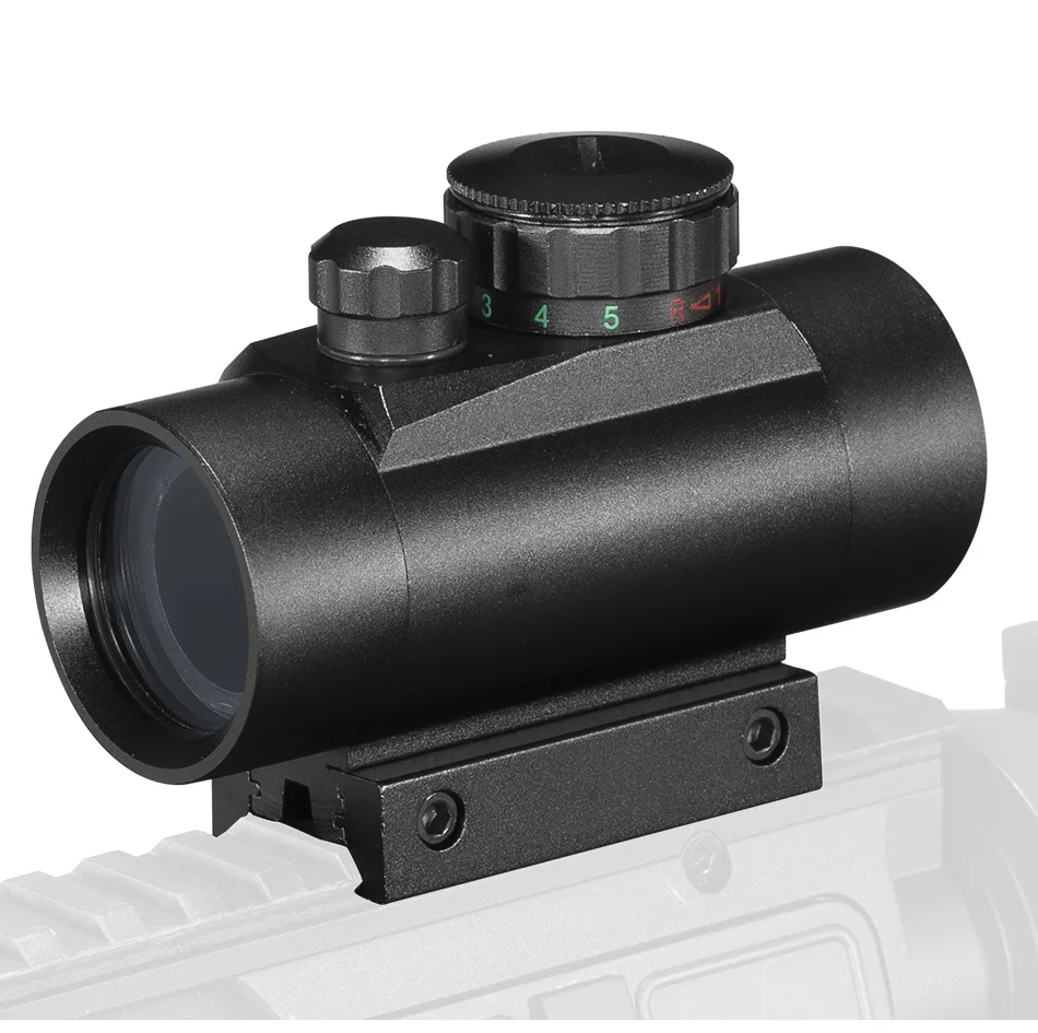 Fire Wolf 1x40 Red Dot Red Green Crosshair 11mm/20mm Hunting Scope ...